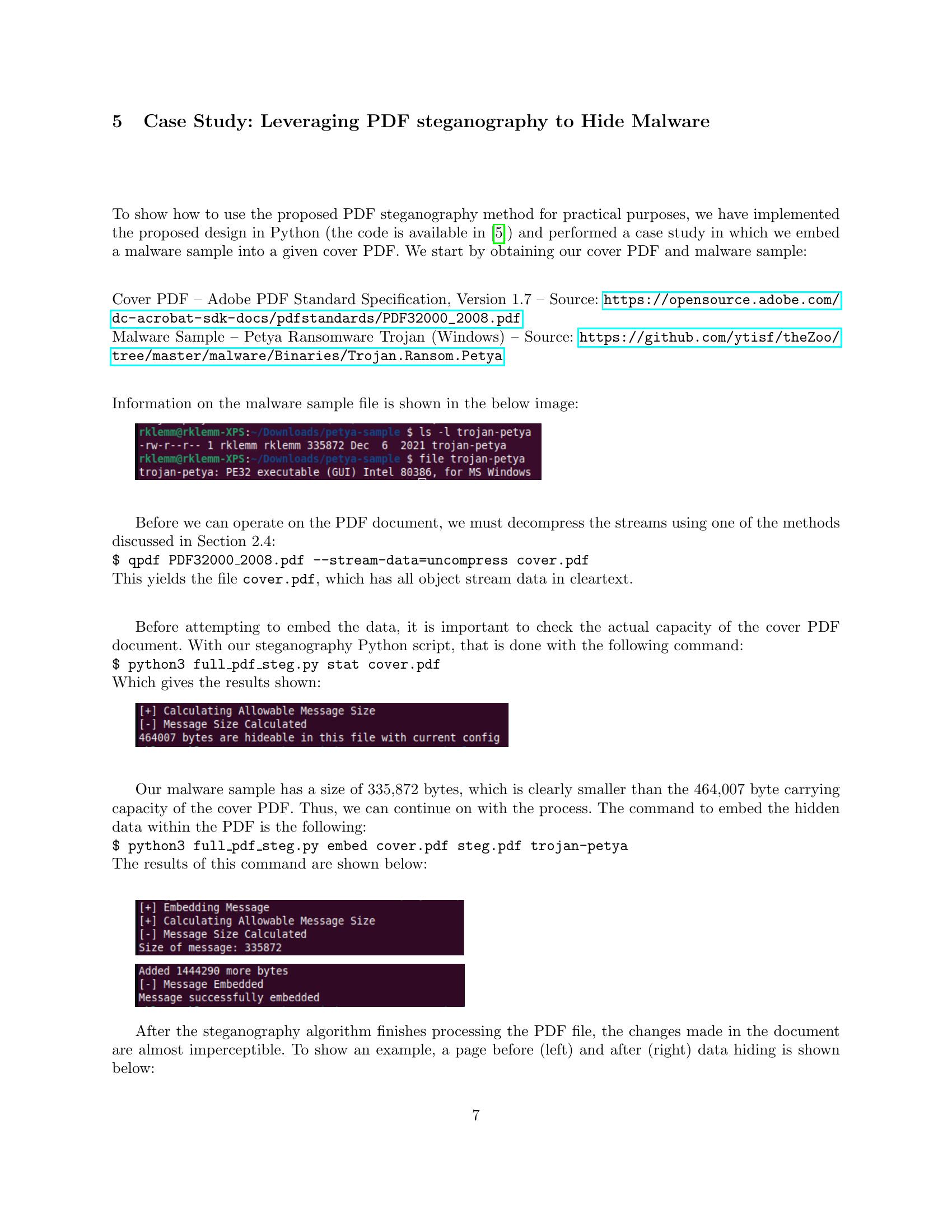 Hiding Sensitive Information Using PDF Steganography - 智源社区论文