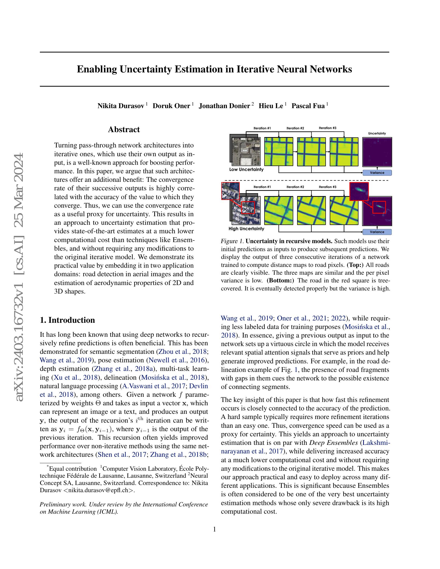 Enabling Uncertainty Estimation in Iterative Neural Networks - 智源社区论文