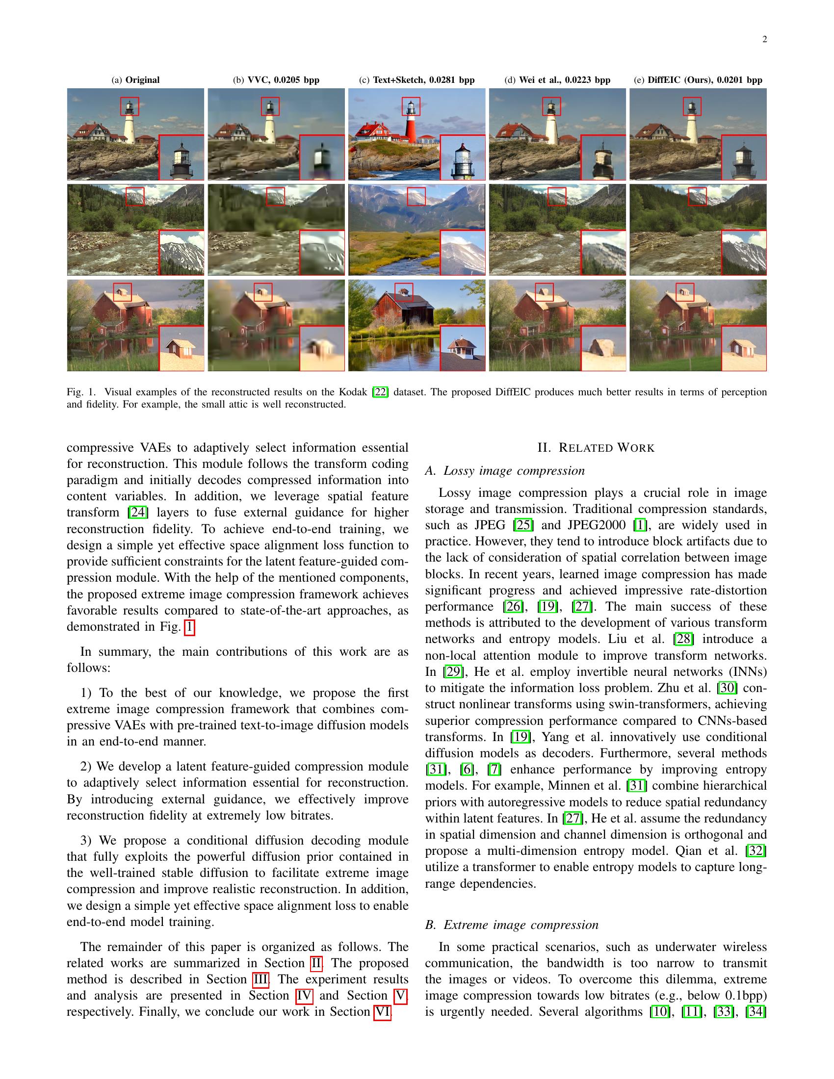 Towards Extreme Image Compression with Latent Feature Guidance and Diffusion Prior - 智源社区论文