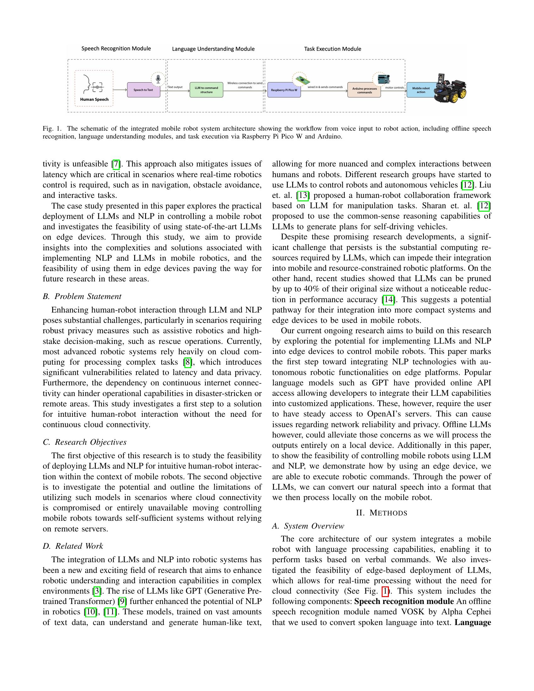 Deployment of NLP and LLM Techniques to Control Mobile Robots at the Edge: A Case Study Using ...