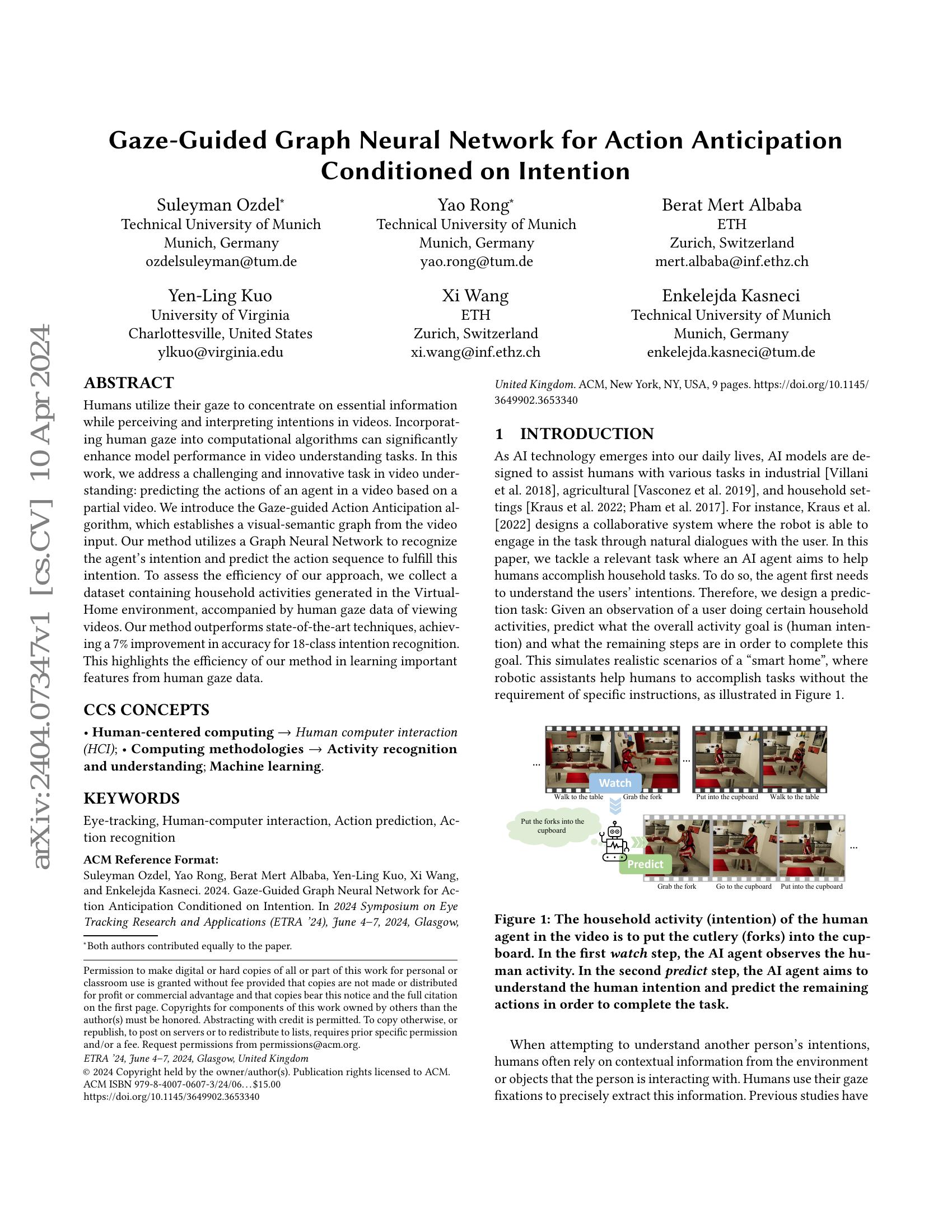 Gaze-Guided Graph Neural Network for Action Anticipation Conditioned on ...