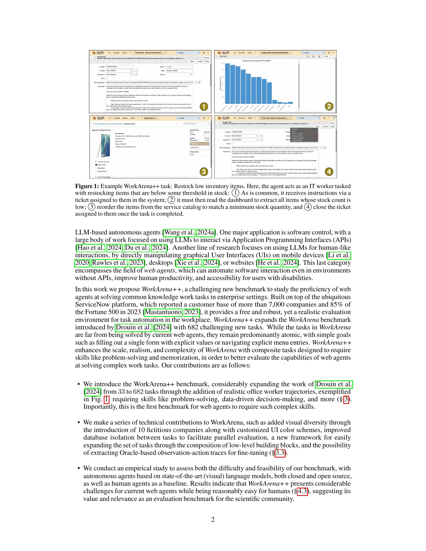 WorkArena++: Towards Compositional Planning and Reasoning-based Common ...