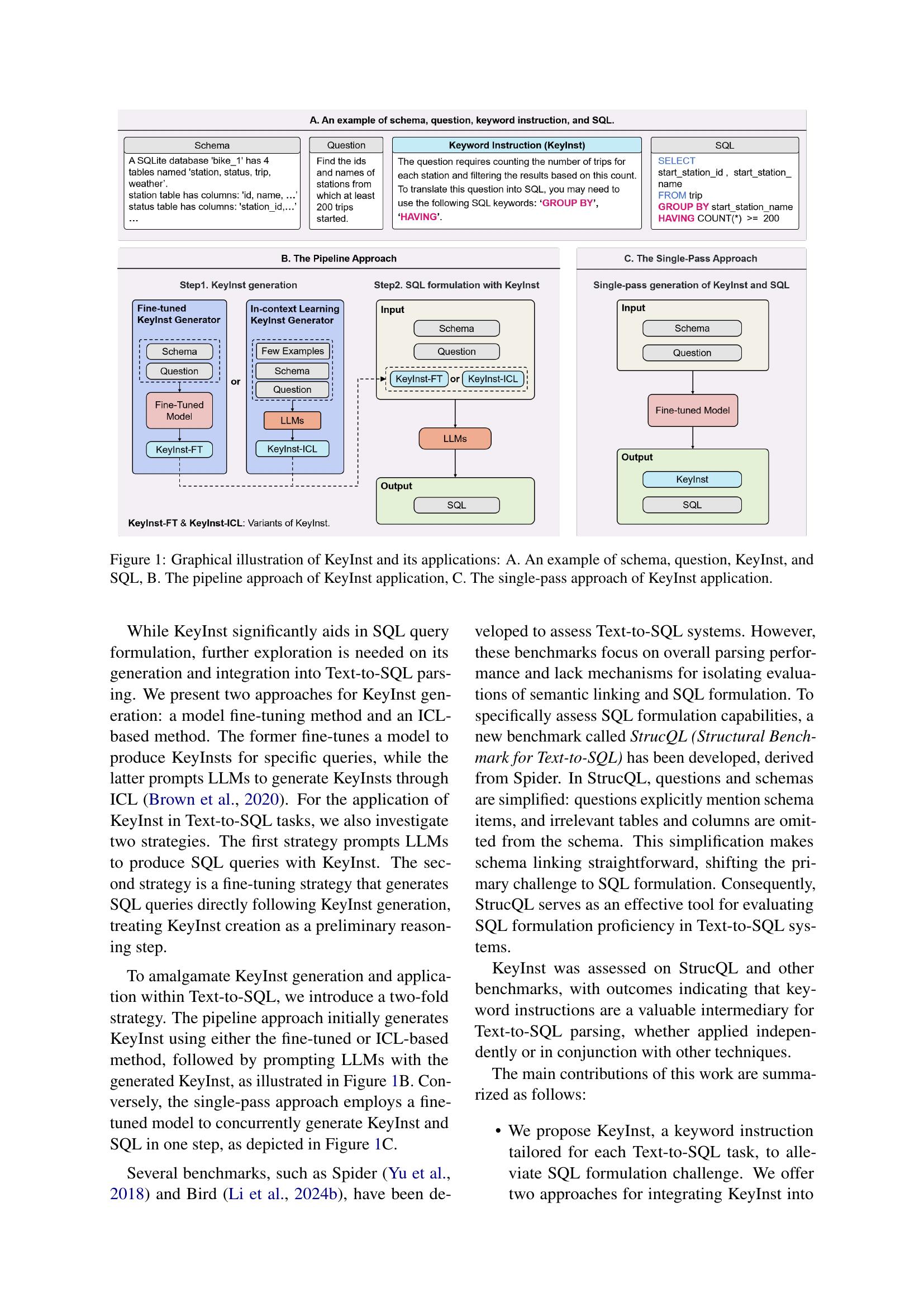 KeyInst: Keyword Instruction for Improving SQL Formulation in Text-to ...
