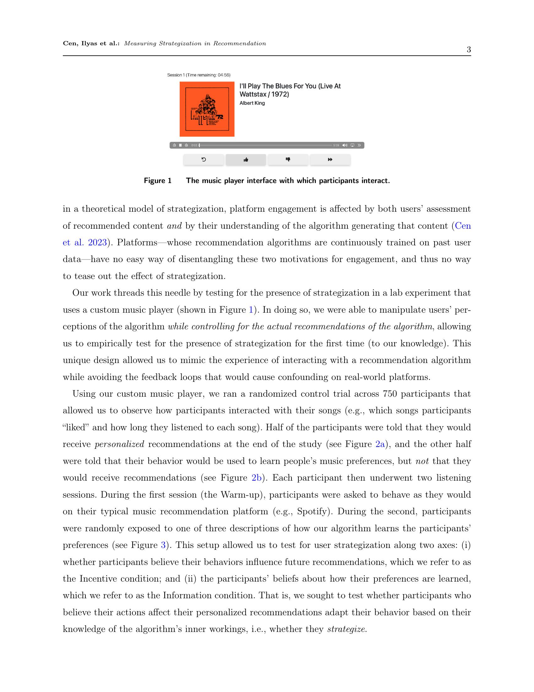 Measuring Strategization in Recommendation: Users Adapt Their Behavior ...