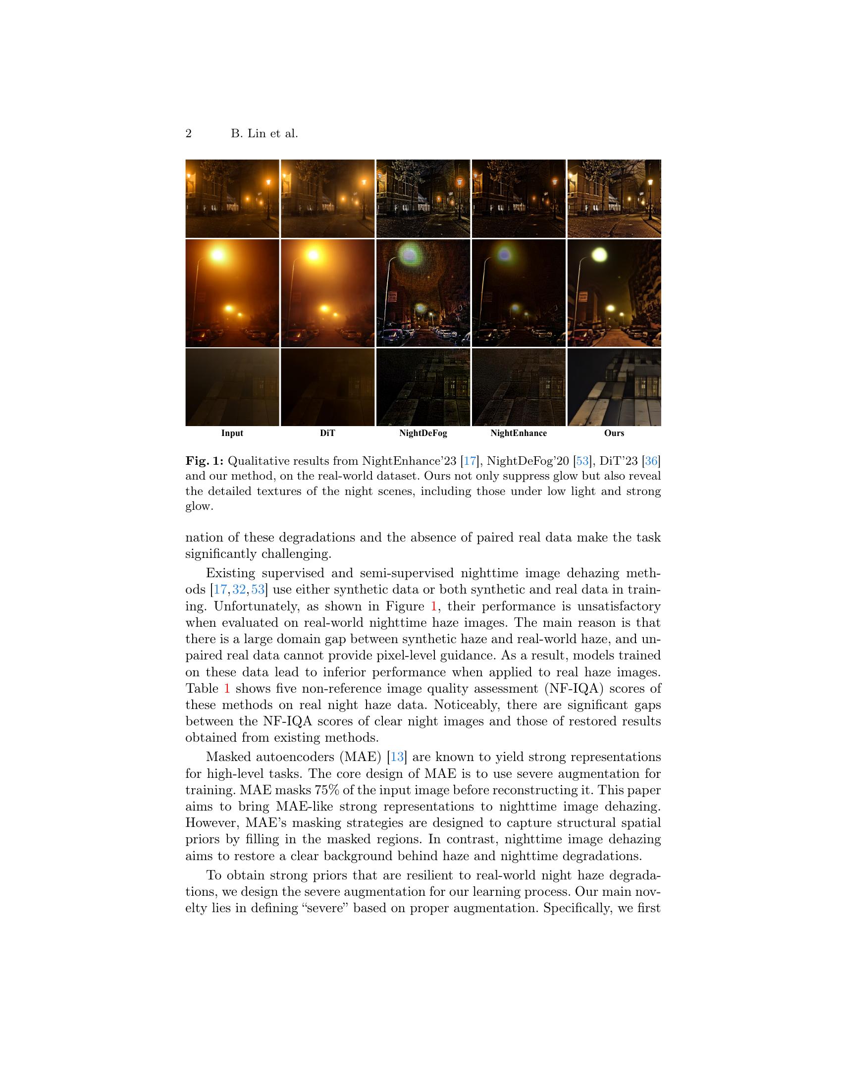 NightHaze: Nighttime Image Dehazing via Self-Prior Learning - 智源社区论文