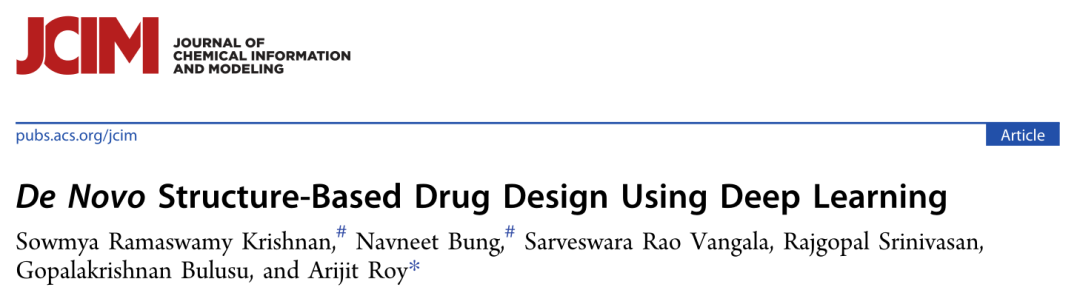 JCIM | 使用深度学习进行基于结构的从头药物设计 - 智源社区