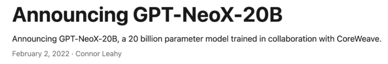 200亿参数GPT-NeoX即将开源：96块A100训练三个月，野生GPT家族再添一员 - 智源社区
