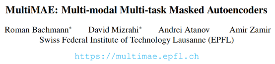 瑞士洛桑联邦理工学院：让MAE多一些模态多一点任务 - 智源社区