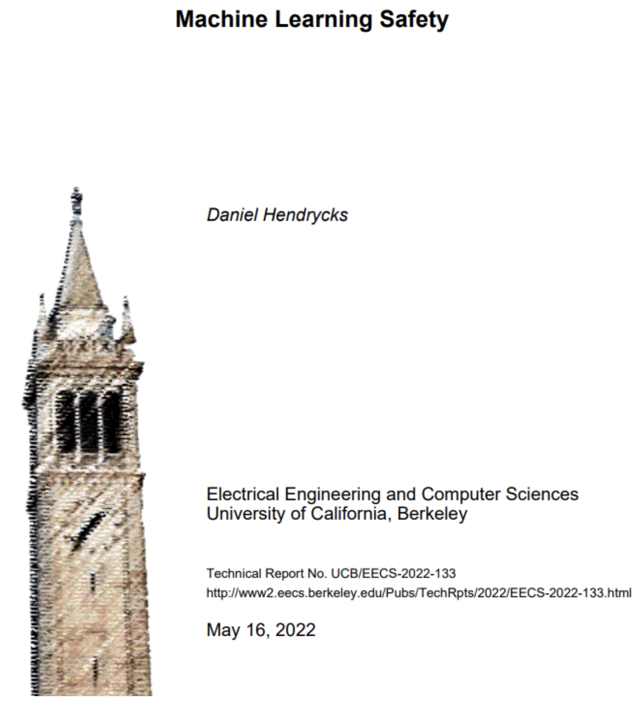 【伯克利Daniel Hendrycks博士论文】机器学习安全性，172页pdf - 智源社区