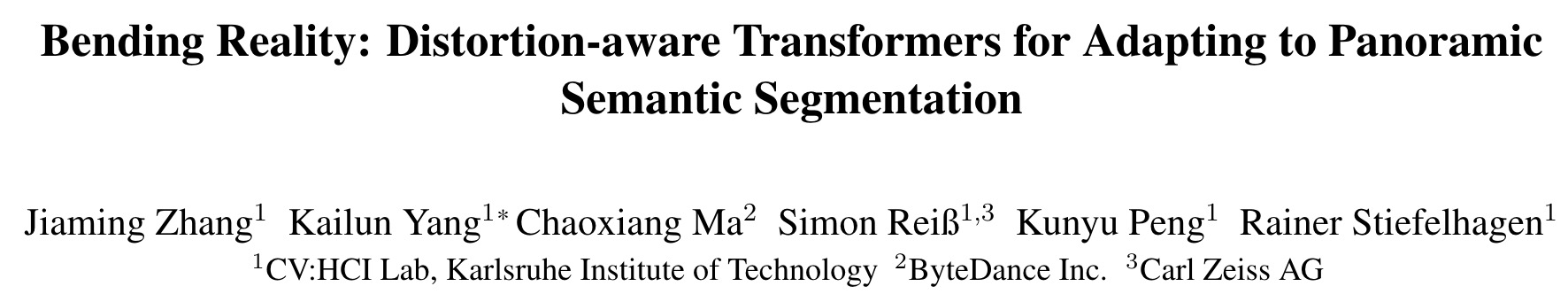 CVPR 2022｜ 弯曲现实：适应全景语义分割的失真感知Transformer - 智源社区