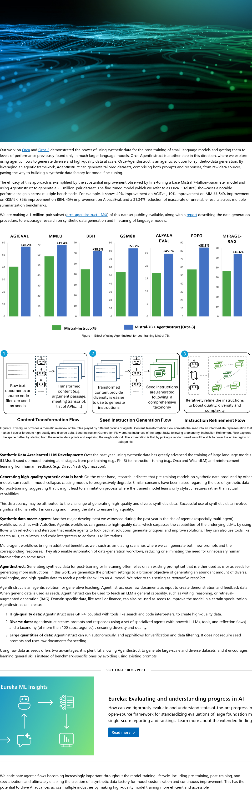 Orca-AgentInstruct: Agentic flows can be effective synthetic-data generators - 智源社区