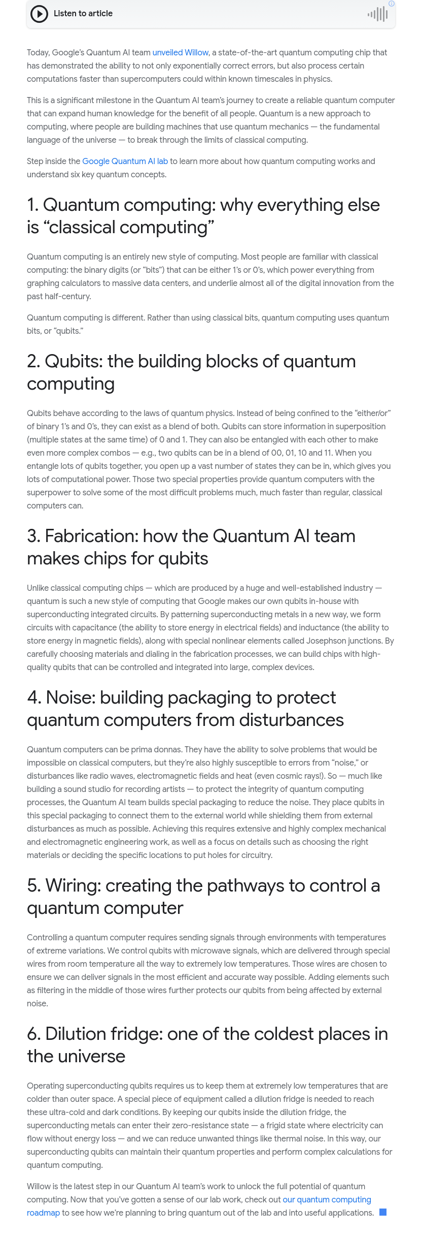 Go inside the Google Quantum AI lab to learn about how quantum computing works - 智源社区